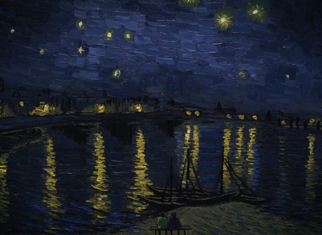 Landscape Starry Night over the Rhone – ACCESS NL